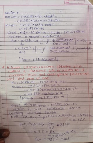 Msbte 1 notes disign of steel and rcc structure 27 feb-2021 11-36-29 | PDF