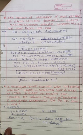 Msbte 1 notes disign of steel and rcc structure 27 feb-2021 11-36-29 | PDF