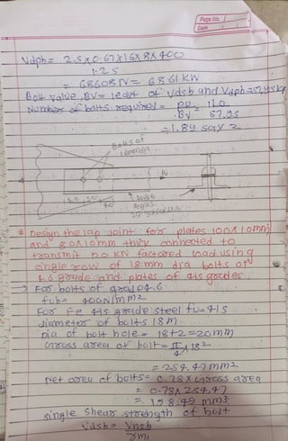 Msbte 1 notes disign of steel and rcc structure 27 feb-2021 11-36-29 | PDF