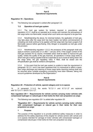 MSC.365(93) amendments for chp ii-1 and ii-2 of solas | PDF