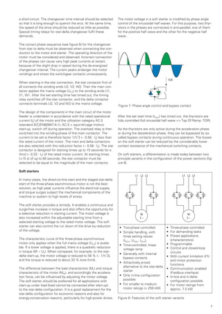 Starting and control of three-phase asynchronous motors | PDF