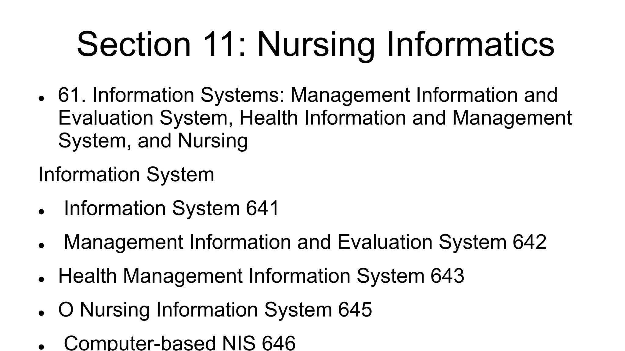 Msc INFORMATICS | PPT