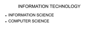 Msc INFORMATICS | PPT