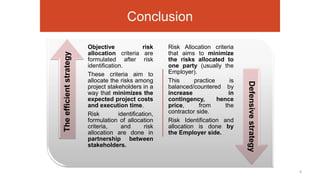 M Sc - Nefert Moussa - Risk Allocation in Egyptian Construction ...