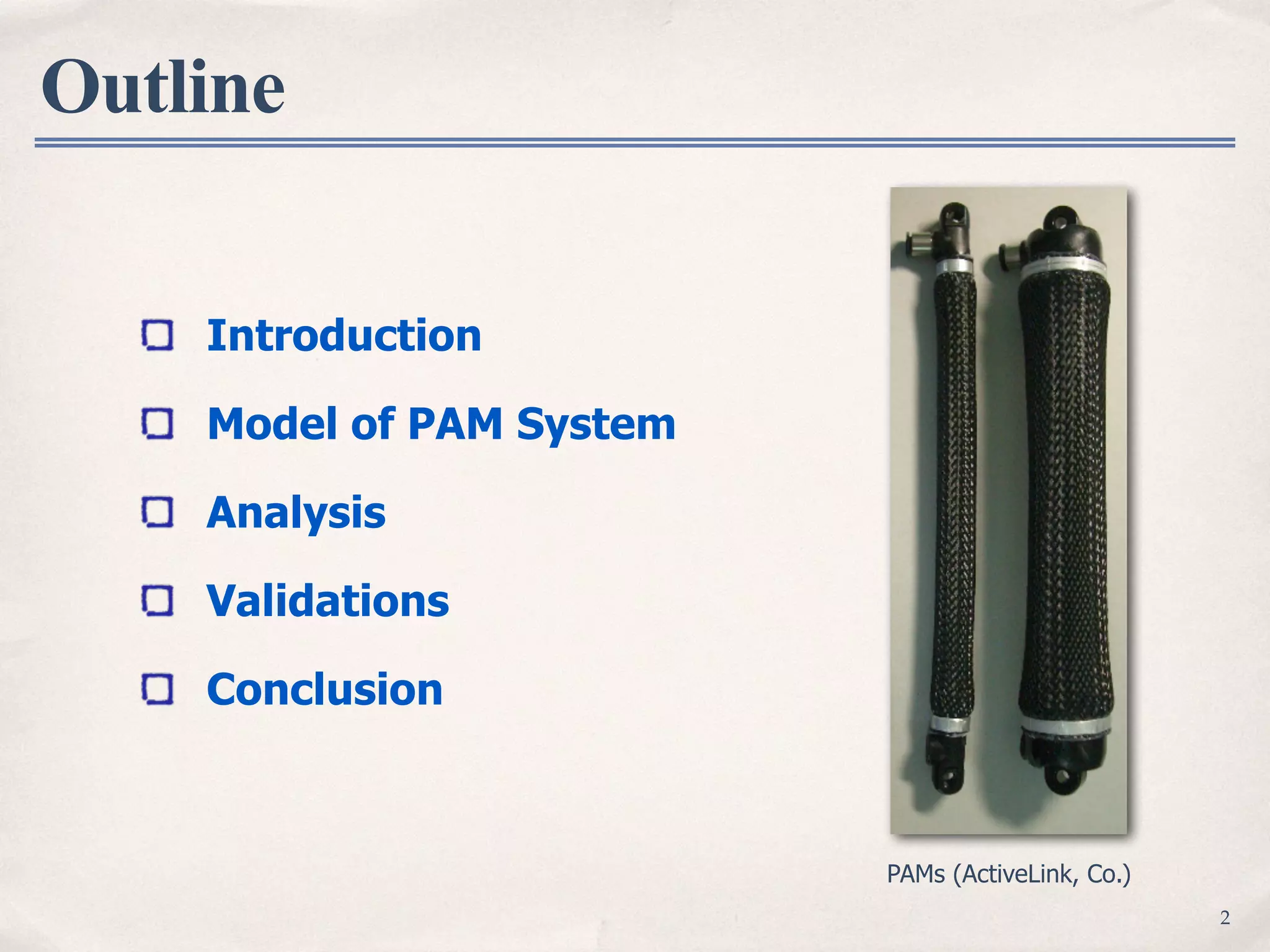 Hybrid Nonlinear Model of McKibben Pneumatic Artificial Muscle Systems Incorporating a Pressure ...