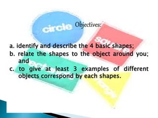 Lesson Plan for Shapes | PPTX