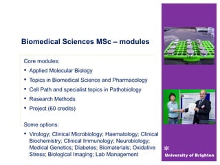 Biomedical Sciences MSc 2014 | PPT