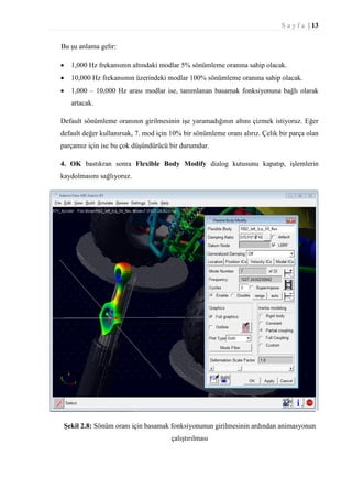 Msc Adams Kullanarak Mekanik Sistemlerin İLeri DüZey Dinamik ...