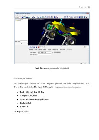 Msc Adams Kullanarak Mekanik Sistemlerin İLeri DüZey Dinamik ...