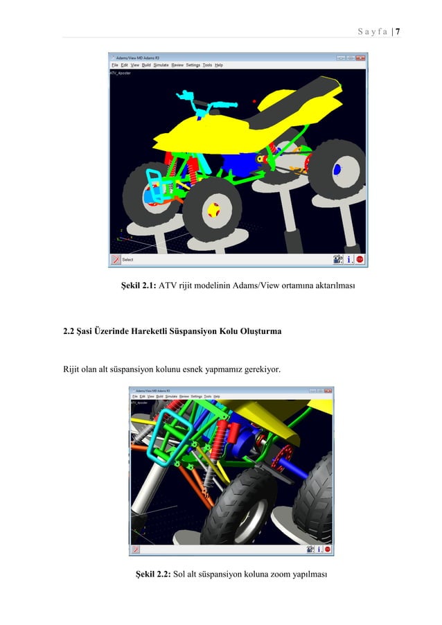 Msc Adams Kullanarak Mekanik Sistemlerin İLeri DüZey Dinamik ...