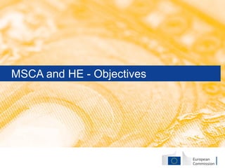 MSCA in HE - General Overview and Proposals for Change | PDF