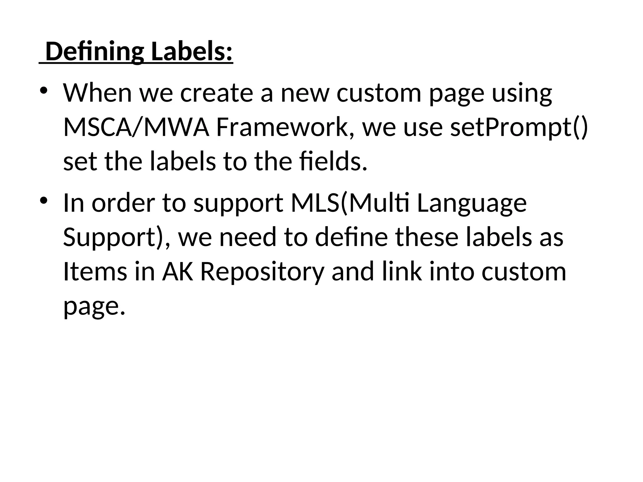Basics of R12 Oracle MWA/MSCA with steps | PPT