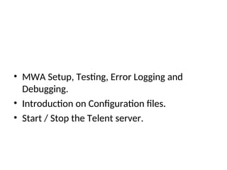 Basics of R12 Oracle MWA/MSCA with steps | PPT