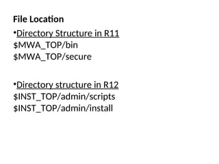Basics of R12 Oracle MWA/MSCA with steps | PPT