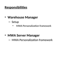 Basics of R12 Oracle MWA/MSCA with steps | PPT