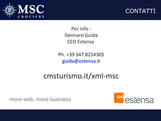 Msc Crociere B2B2C XML | PPT | Computing | Technology & Computing