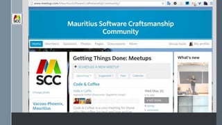Mauritius Software Craftsmanship Community - DevCon 2016 | PPTX