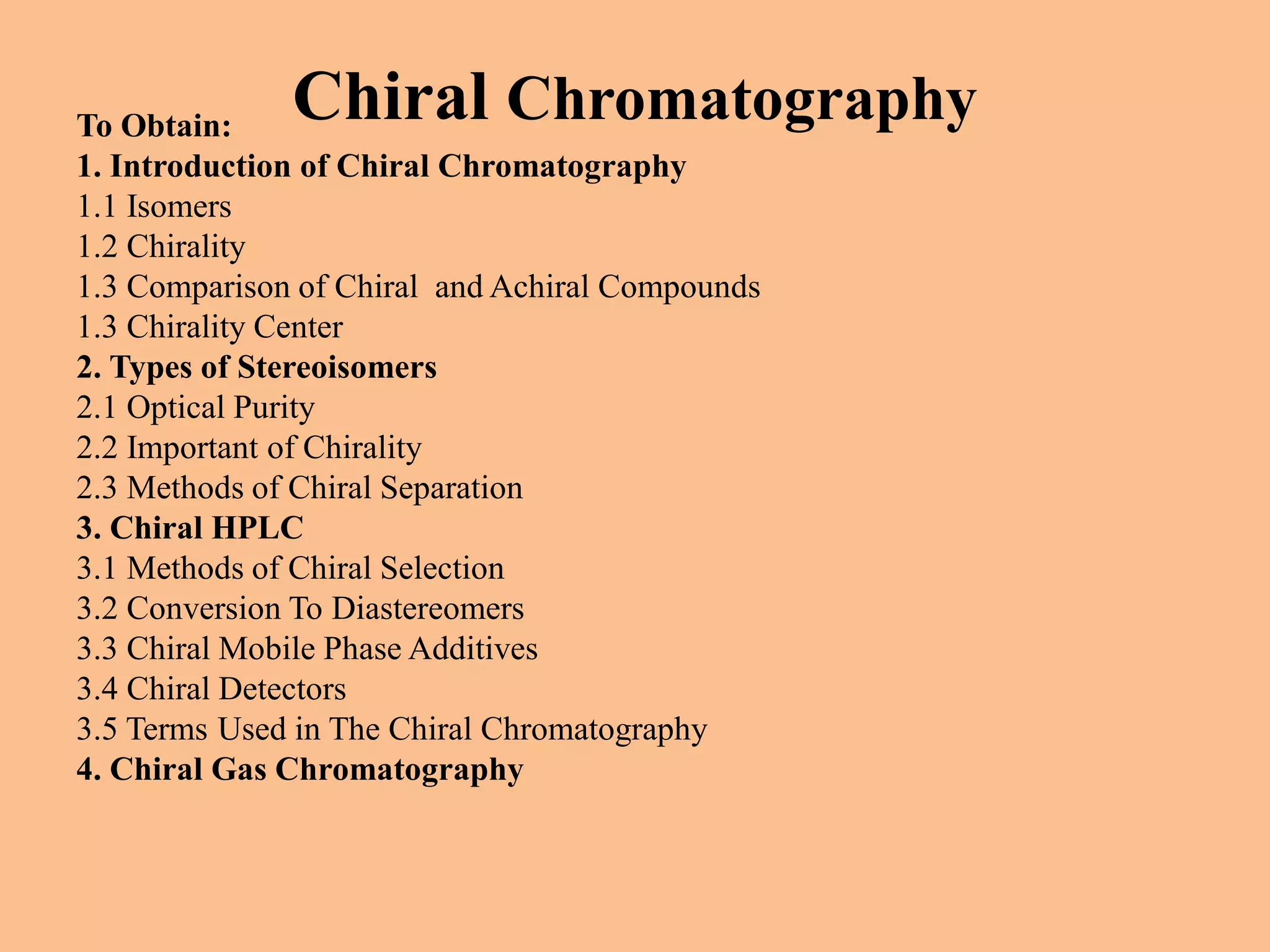 Msc chiral chromatography | PDF