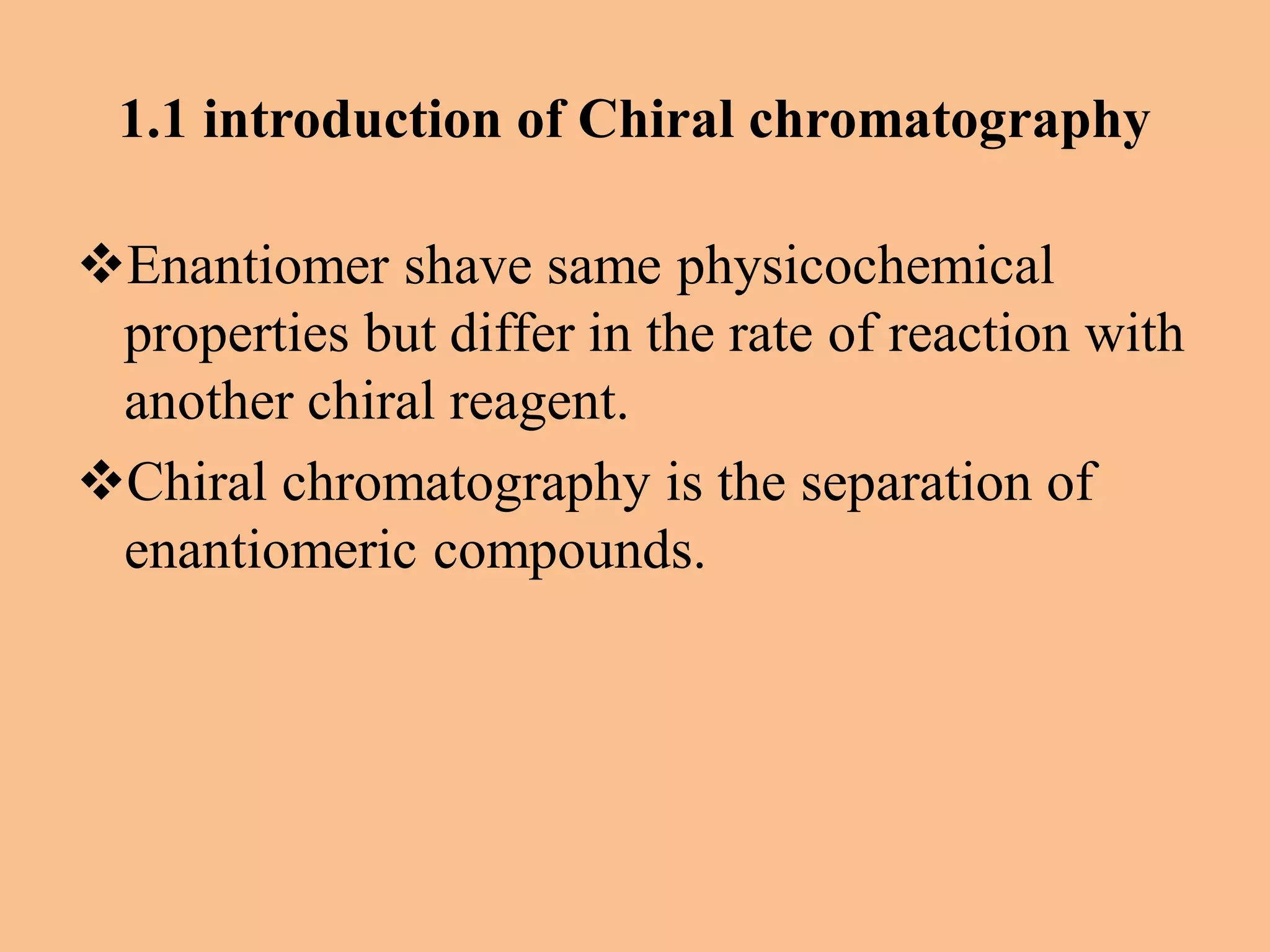 Msc chiral chromatography | PDF