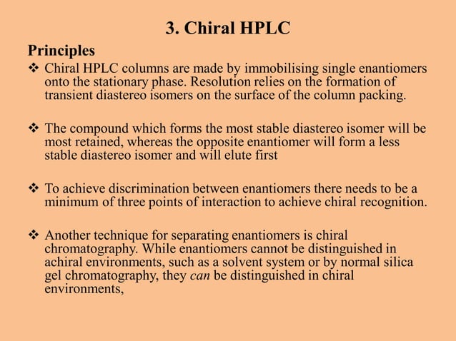 Msc chiral chromatography | PDF | Chemistry | Science