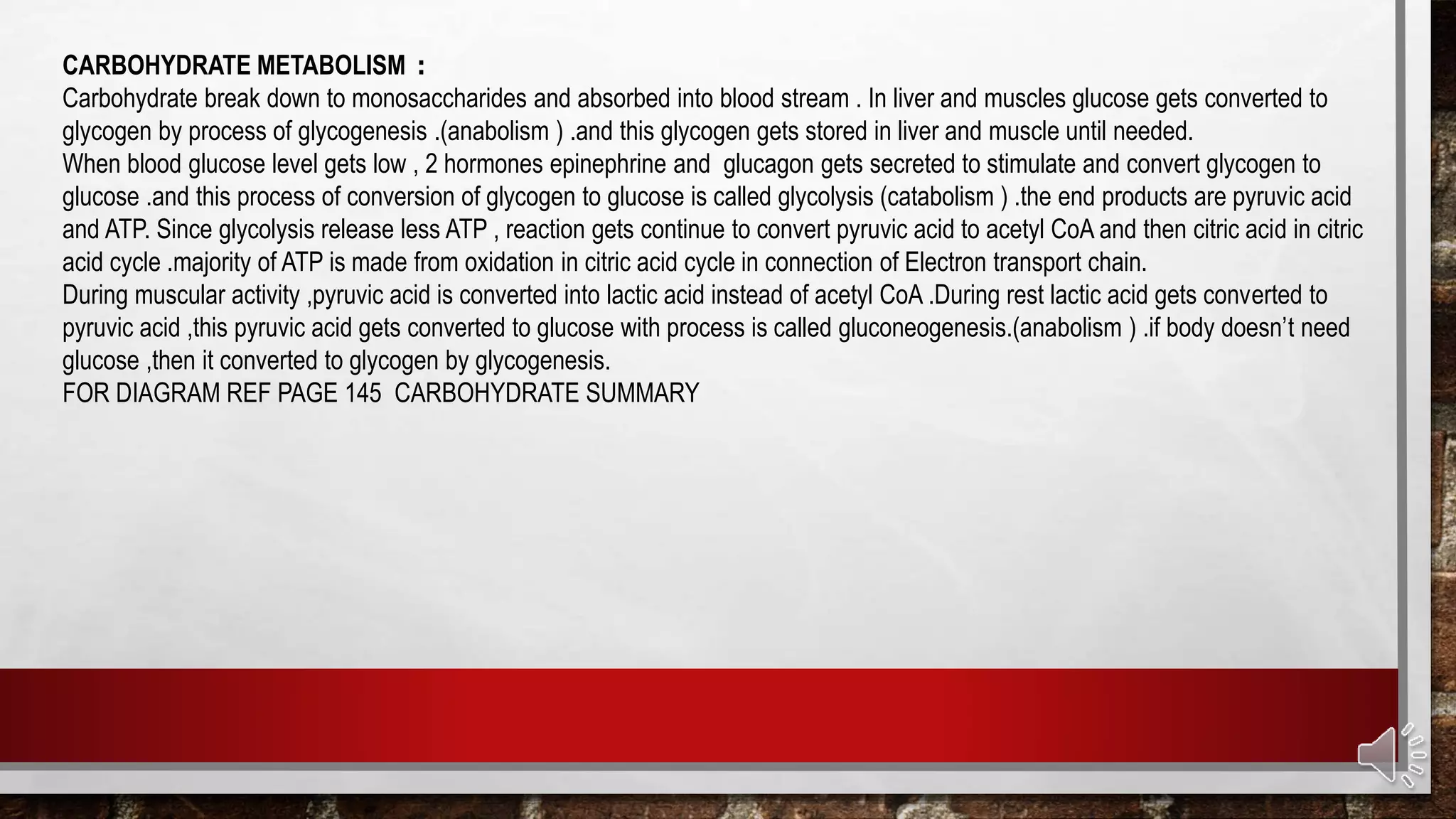 Mscdfsm biochemistry carbohydrate metabolism | PPT