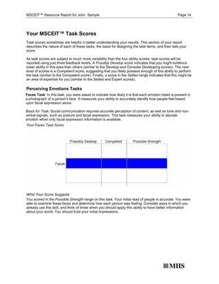 MSCEIT Resource Report | PDF