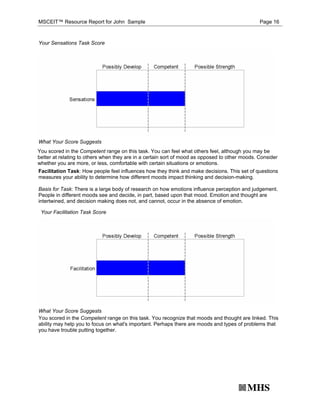 MSCEIT Resource Report | PDF