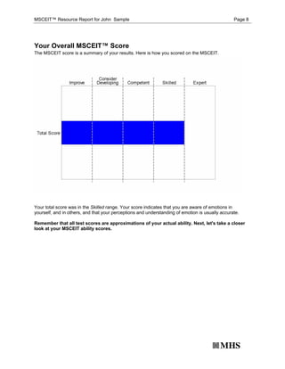 MSCEIT Resource Report | PDF