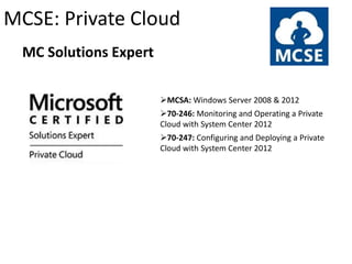 Microsoft IT Certifications | PPTX