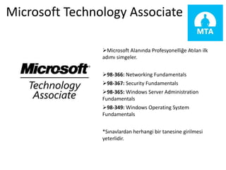 Microsoft IT Certifications | PPTX