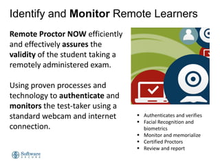 Remote Proctor: Software Secure MSCHE 2013 Annual Conference Booth ...