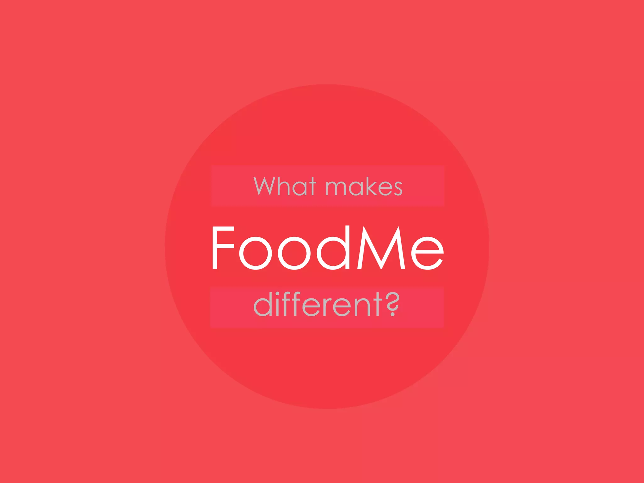 FoodMe Presentation | PPTX