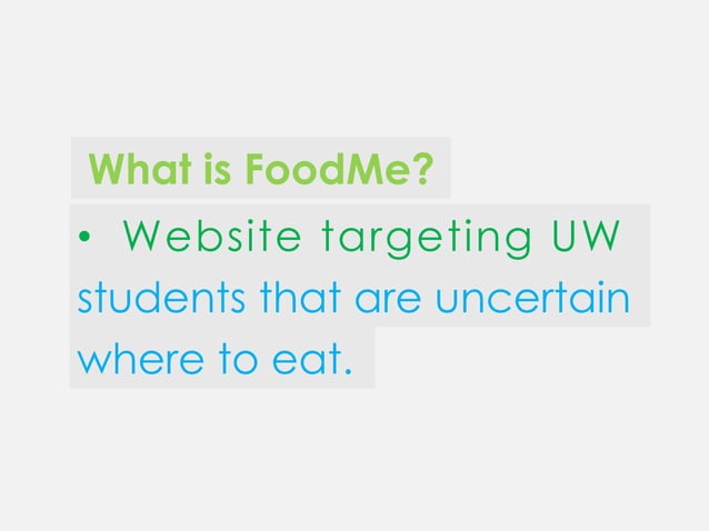 FoodMe Presentation | PPTX