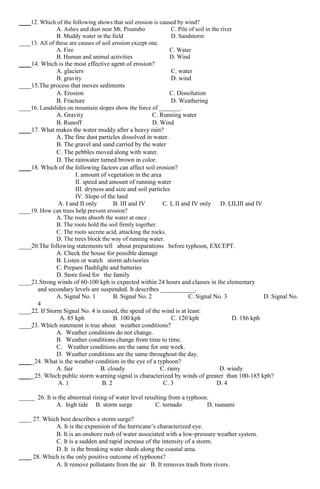 Science Five, Periodical Exam Second Quarter | DOCX