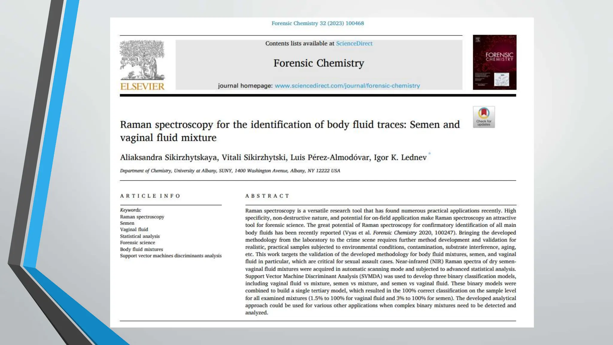 MSC III_Advance Forensic Serology_Final.pptx