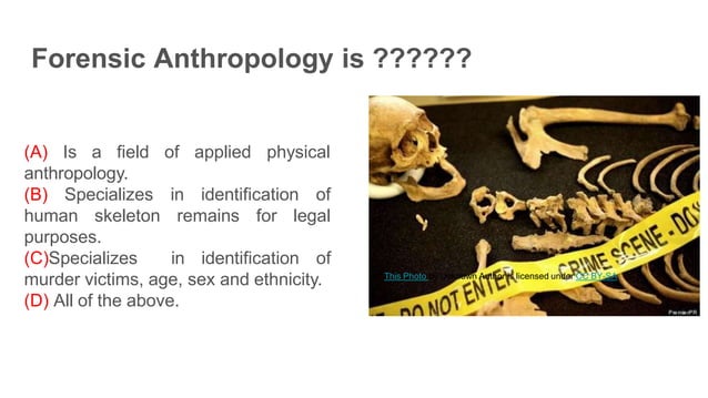 MSCIII_Forensic anthropology_Final.pptx | Death, Injury, or Military ...
