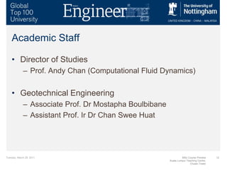 Master of Science in Civil Engineering Course Preview | PPT | Free Download