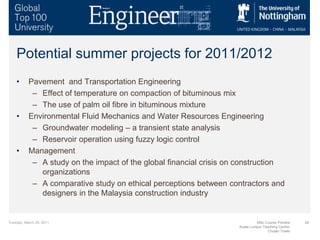 Master of Science in Civil Engineering Course Preview | PPT