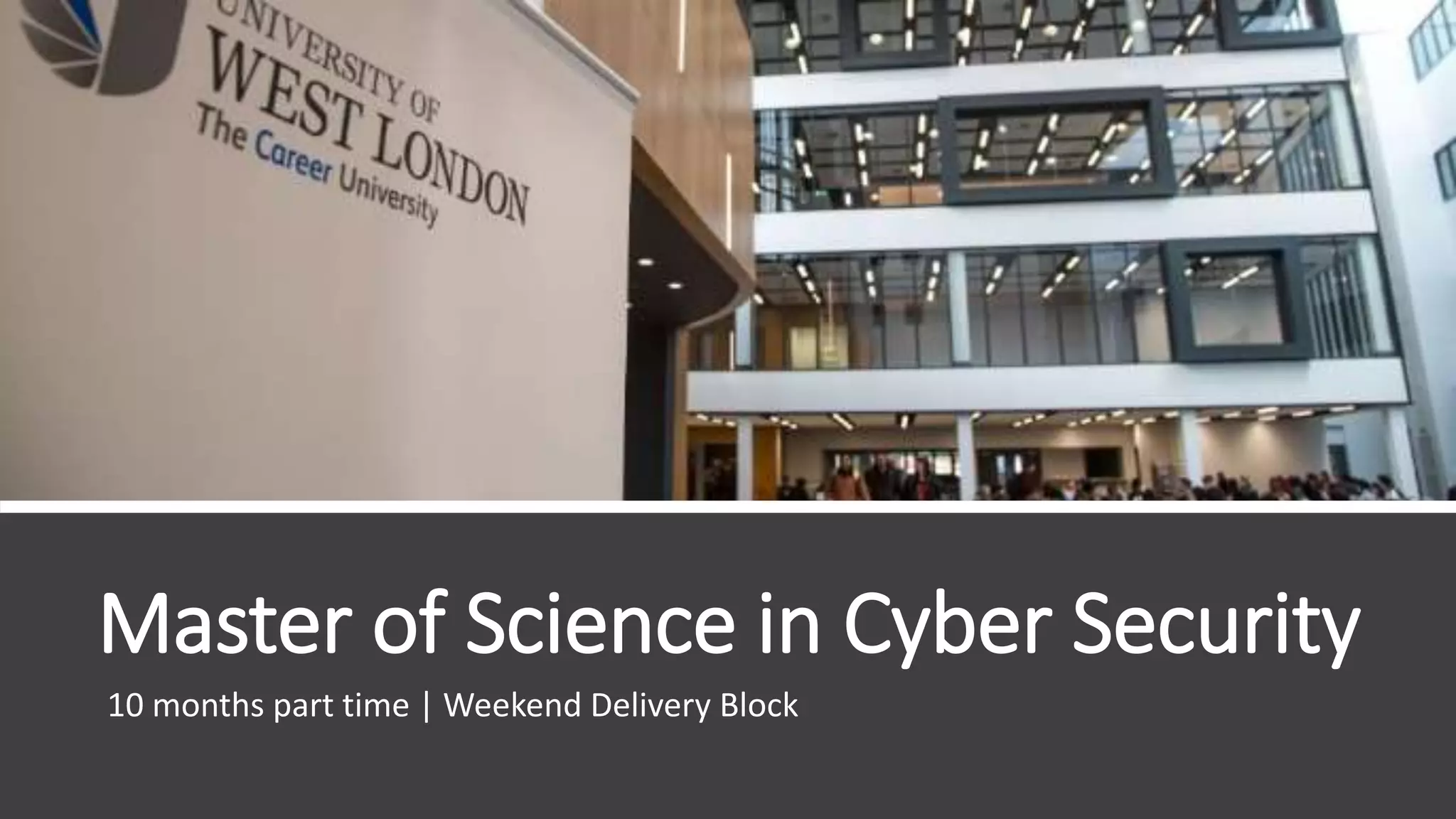Master of Science in Cyber Security | PPTX