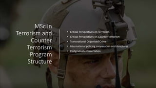 Singapore Master of Science in terrorism and counter terrorism | PPT