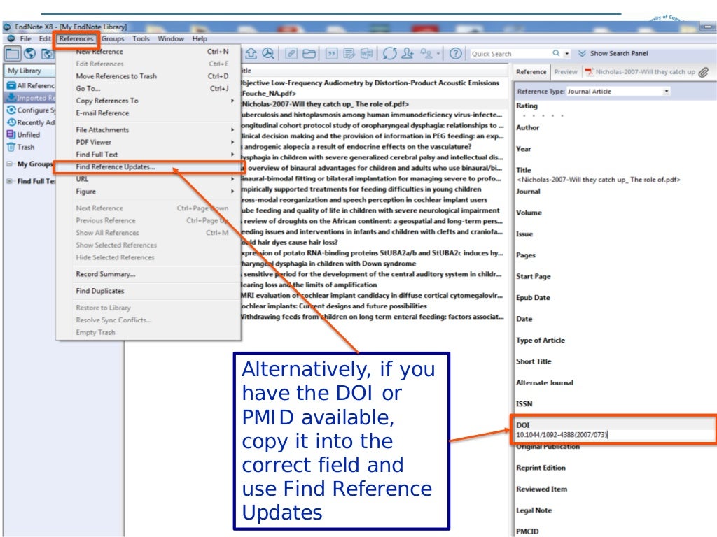 EndNote Reference Manager Introduction