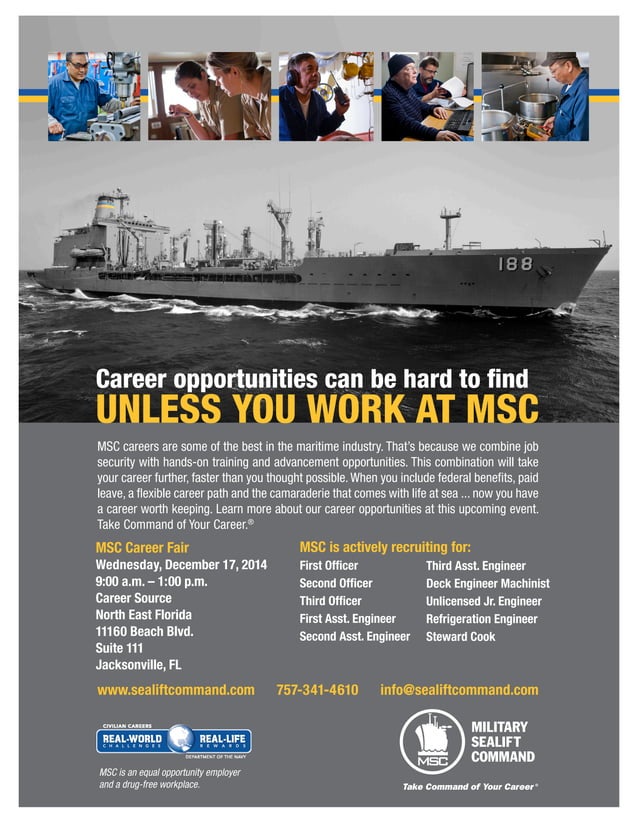 Military Sealift Command Job Fair | PDF | Job Fairs | Job Search