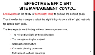 MSC Lec 06 - Construction Site Management.pdf