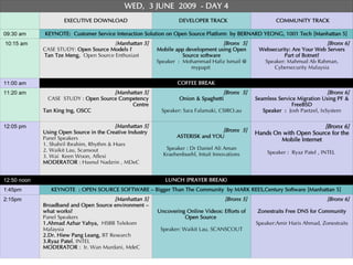 MSC Malaysia Open Source 2009 Schedule | PPT