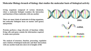 M Sc Molecular Biology Final- project SV.pptx