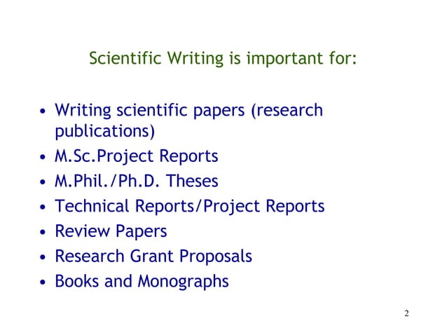 MSc Nano 2012 Sci Writing Lect 1 & 2.ppt