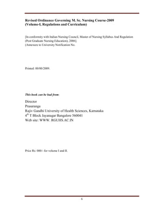 MSc Nursing Syllabus.pdf.msc nursing students | PDF