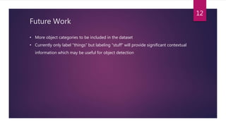 Microsoft COCO: Common Objects in Context | PPTX