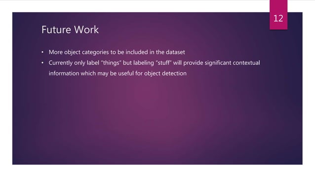 Microsoft COCO: Common Objects in Context | PPTX | Technology & Computing