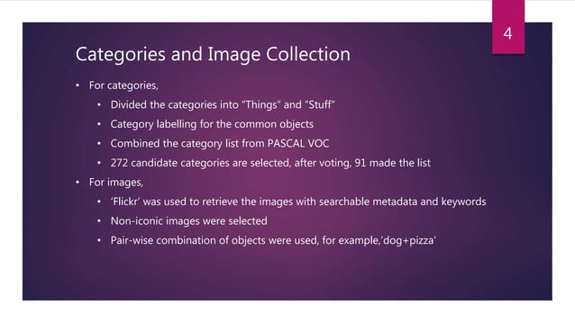 Microsoft COCO: Common Objects in Context | PPTX | Technology & Computing
